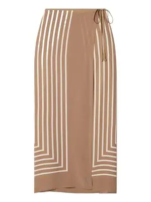 TOTÊME Toteme Striped Wrap Skirt