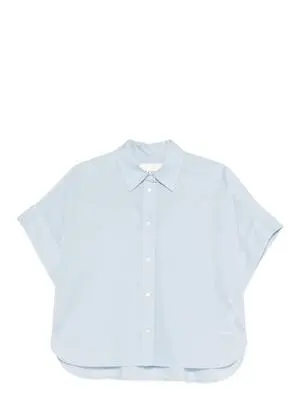 Closed Button-up Shirt - Blue