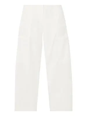 ST. AGNI ST. AGNI Belted Cotton-Blend Wide-Leg Pants
