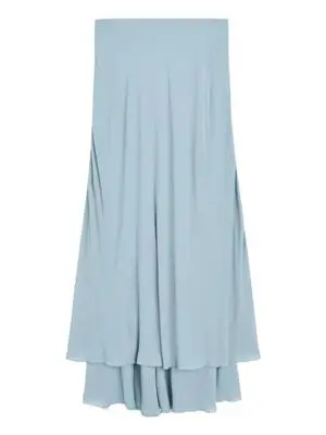 BY MALENE BIRGER Layered Maxi Skirt - Arona Blue