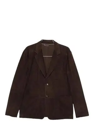 Canali Long-sleeved Single-breasted Jacket - Brown