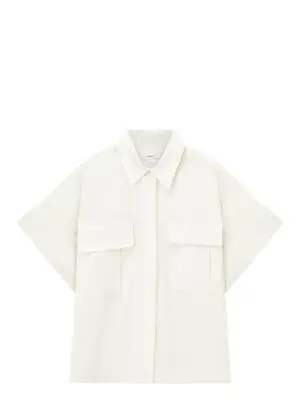 JOSEPH Justo Chest-pocket Shirt - Wax