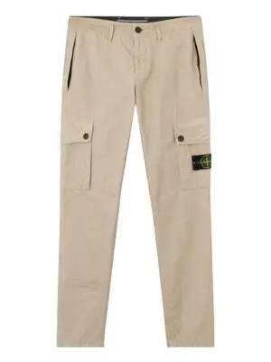 STONE ISLAND Stone Island Slim Fit Cargo Trousers With Zip Pockets