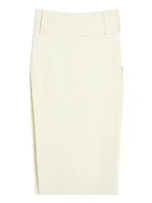 Sportmax Sportmax Spsfronda Midi Skirt With Belted Waist Ivory