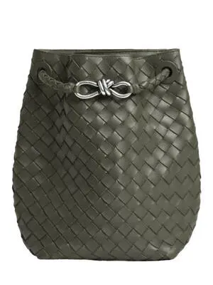 Bottega Veneta Small Andiamo Bucket Bag - Green