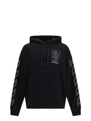 Off-White Double Arrow Skate Hoodie - Black