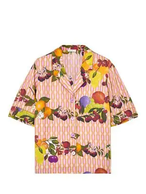 ERES Printed Silk Twill Shirt - Multicolor