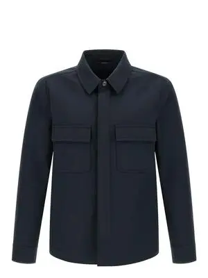 TOM FORD Twill Utility Overshirt - Blue