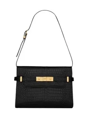 Saint Laurent Manhattan Small Shoulder Bag - Black