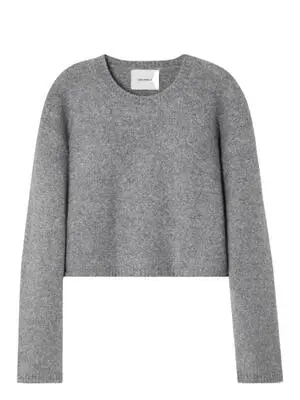 LISA YANG Lisa Yang Hazelle Cropped Cashmere-Blend Sweater