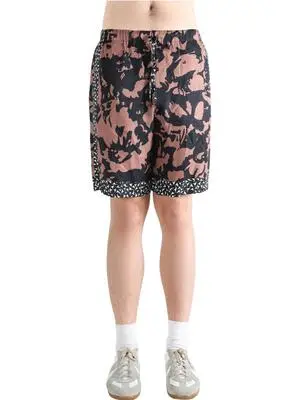 Dries Van Noten All-over Patterned Drawstring Swim Shorts - Multicolor