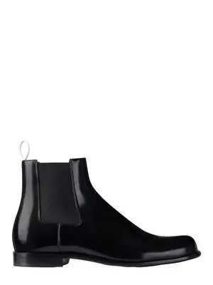 Givenchy Tux Chelsea Boots In Brushed Leather - Black