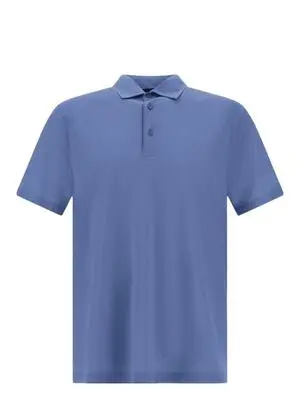 Herno Cotton Polo Shirt - Blue