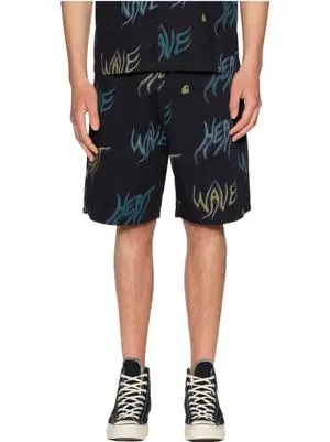 Carhartt Loose Fit Printed Shorts - Black