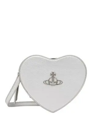 VIVIENNE WESTWOOD Louise Heart Crossbody Bag - Silver