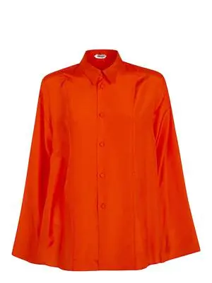 Alberta Ferretti Long Sleeve Shirt - Orange