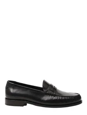 Saint Laurent Saint Laurent Le Loafer Penny Slippers Black