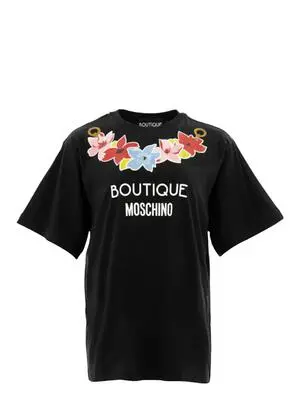 Moschino Printed Short-sleeve T-shirt - Black