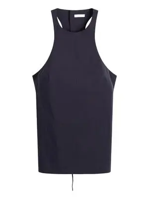 ST. AGNI Sleeveless Top With Round Neck - Black