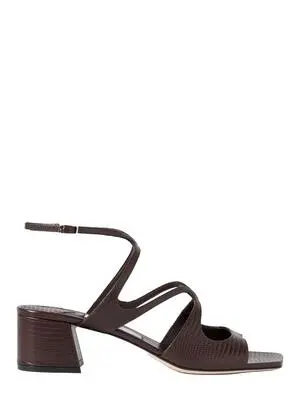 JIMMY CHOO Chunky High Heel Sandals - Black