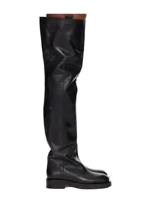 Paris Texas Nappa Over-the-knee Boots - Black