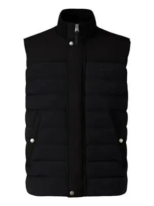 Mackage Stand-collar Quilted Puffer Vest - Black