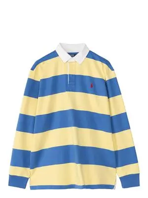 Polo Ralph Lauren Striped Rugby Sweater - Blue