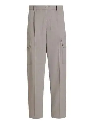 Dolce & Gabbana Dolce & Gabbana Pleated Cargo Pants Gray