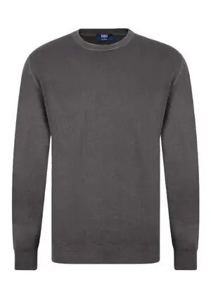 Fedeli Merino Wool Top - Brown