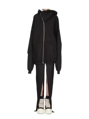 Rick Owens Zip Up Hoodie - Black