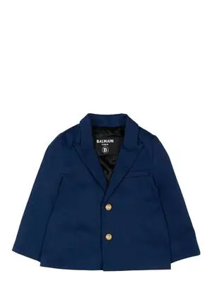 Balmain Button Blazer - Blue