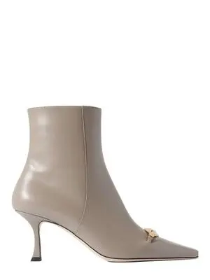 JIMMY CHOO Jimmy Choo Ryker 70 Embellished Leather Ankle Boots