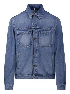 Off-White Half Arrow Skate Denim Jacket - Blue