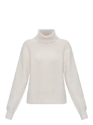 ANINE BING Roll Neck Sweater - Ivory