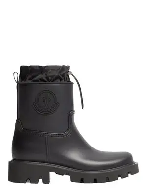 Moncler Kickstream Drawstring Wellington Boots - Black