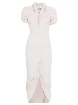 VIVIENNE WESTWOOD Vivienne Westwood Draped Midi Dress White