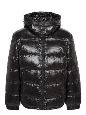 Bally Quilted Padded Jumper With Hood - Black