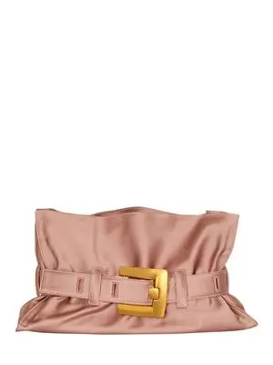 Balmain Satin Anthem Medium Bag - Pink