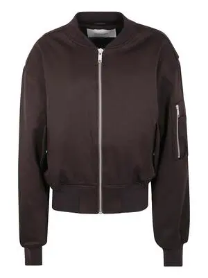 ENTIRE STUDIOS Zip-up Bomber Jacket - Black