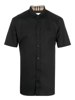 BURBERRY Burberry Monogram Motif Short Sleeve Shirt