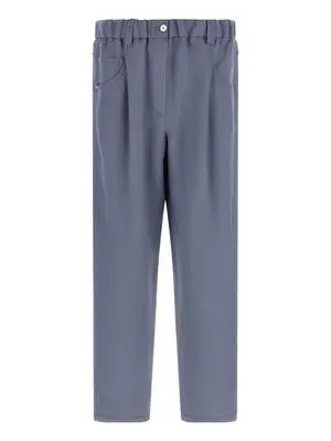 BRUNELLO CUCINELLI Brunello Cucinelli Elasticated Waist Straight Leg Trousers