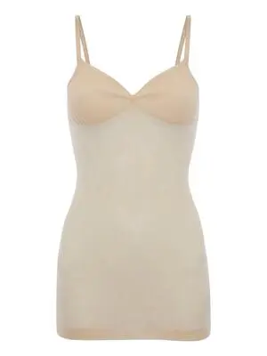 Victoria Beckham Victoria Beckham Ribbed-Knit Tank Top Light Rose