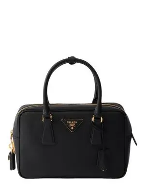 Prada Small Zip-up Tote Bag - Black