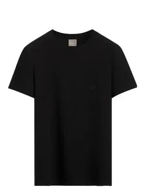 Dior Logo-embroidered T-shirt - Black