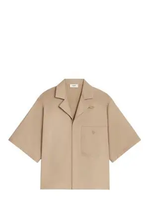 CELINE SCOUT SHIRT IN LIGHT COTTON GABARDINE