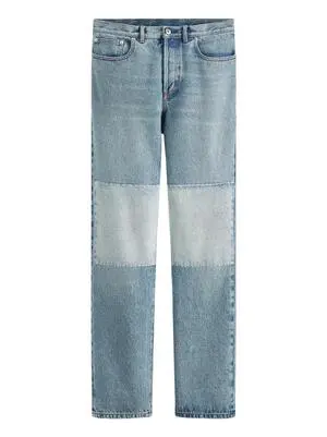 Dior Patchwork Straight-leg Jeans - No