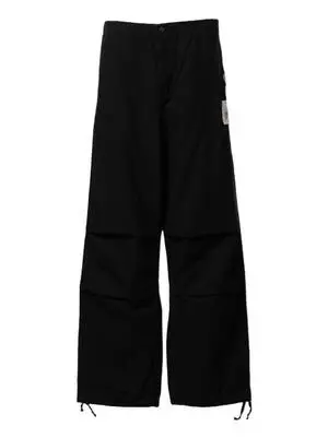 Mihara Yasuhiro Cotton Wide-leg Trousers - Black