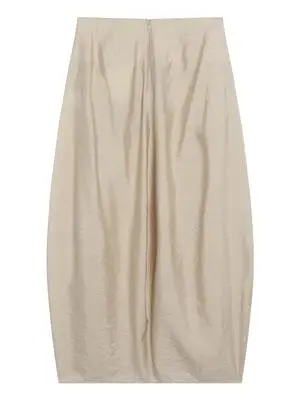 TOTEME Toteme Parachute Skirt In Silk Blend Nude