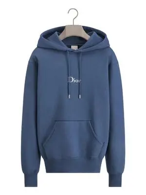 Dior Hooded Sweatshirt With Embroidery - Blue