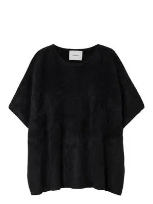 LISA YANG Brushed Cashmere Sweater - Black